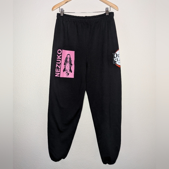 Demon Slayer | Pants & Jumpsuits | Demon Slayer Anime Womens Black Soft ...